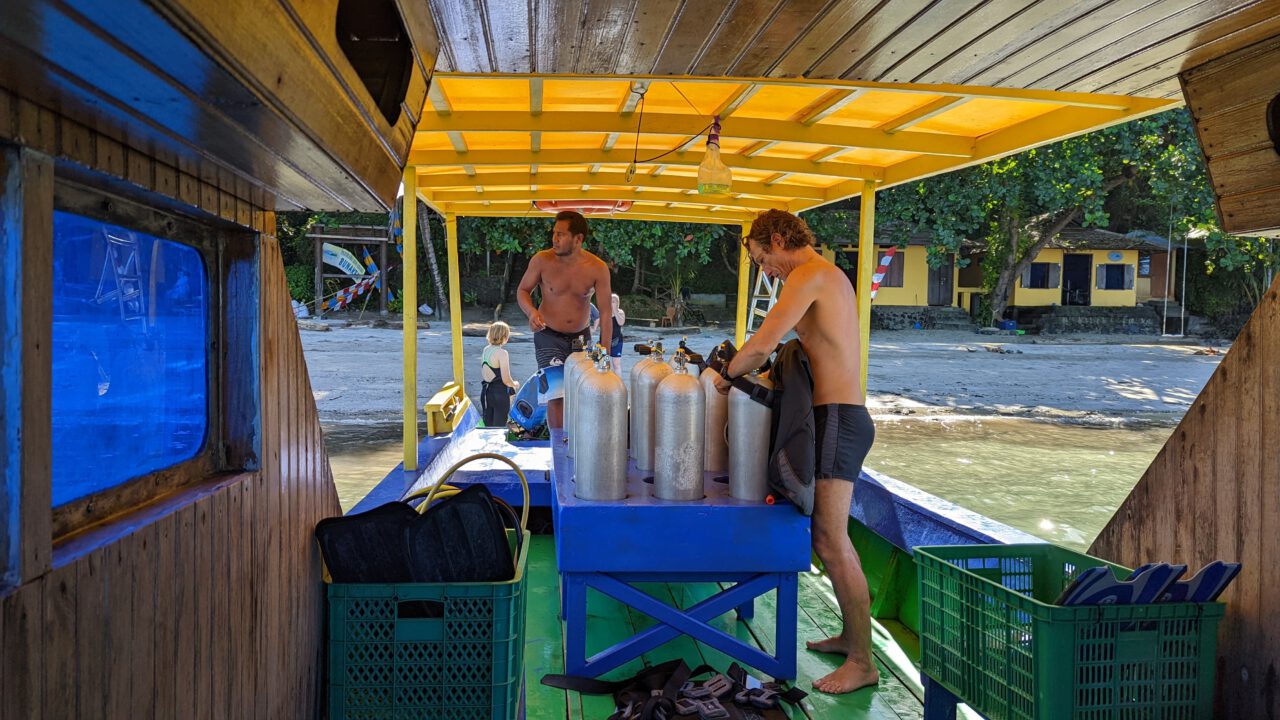 Bunaken: Verliebe dich ins Makrotauchen auf Sulawesi Reisemädchen ...